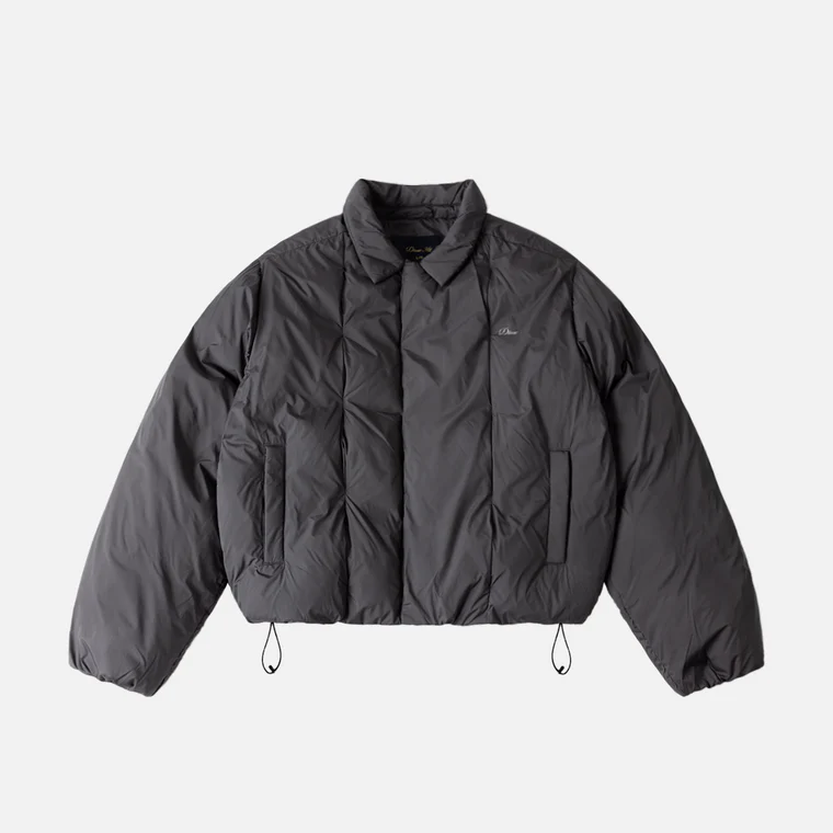 Pleated Puffer Charcoal – Adrift Shop